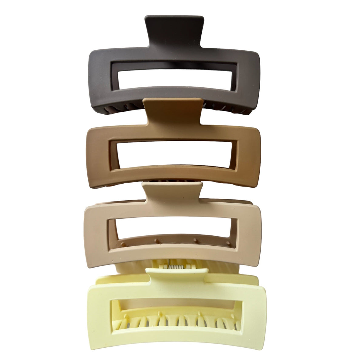 Claw Clip SOLEIL - JUMBO Matte Rectangle Hair Claw Clip – Thala The Label